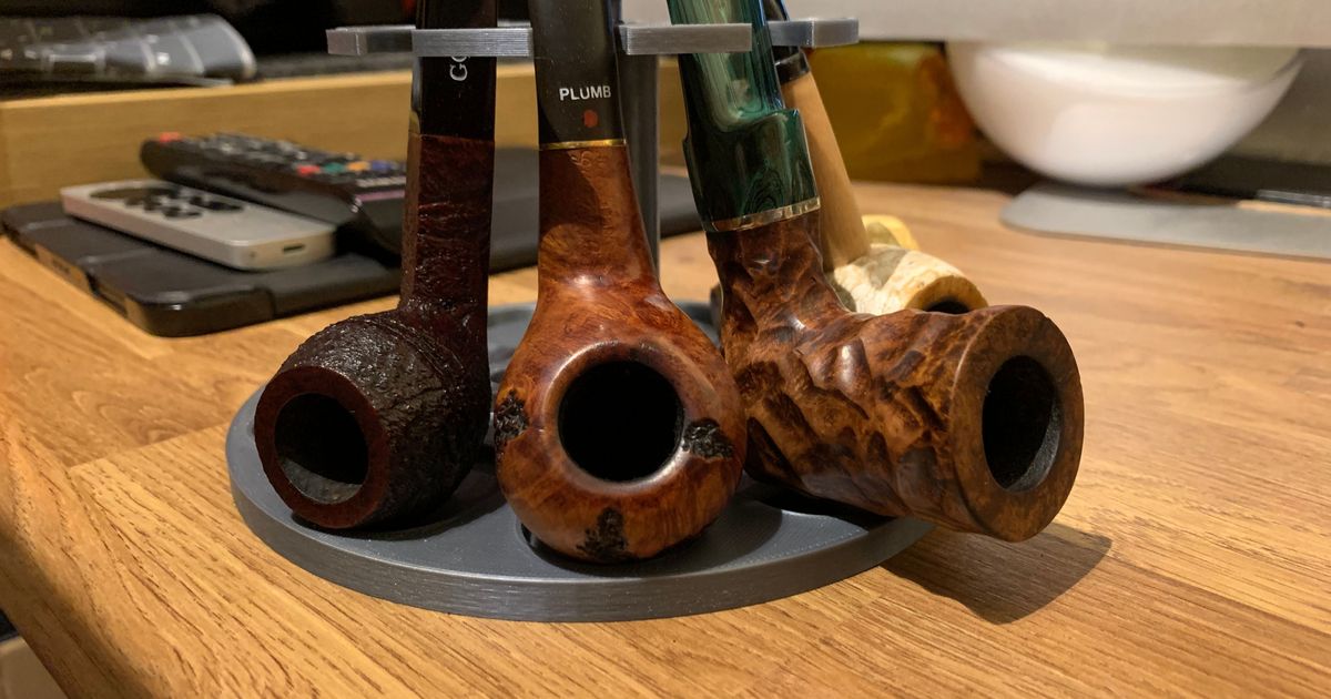 Pipe Rack/Stand for 9 Pipes by StringsIV | Download free STL model ...