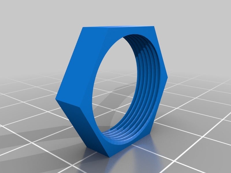 Push Power Button Nut by The3Designer | Download free STL model ...