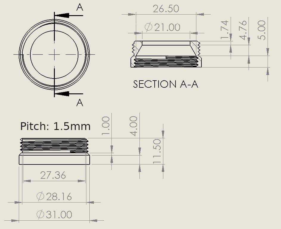Thread Adapter by The3Designer | Download free STL model | Printables.com