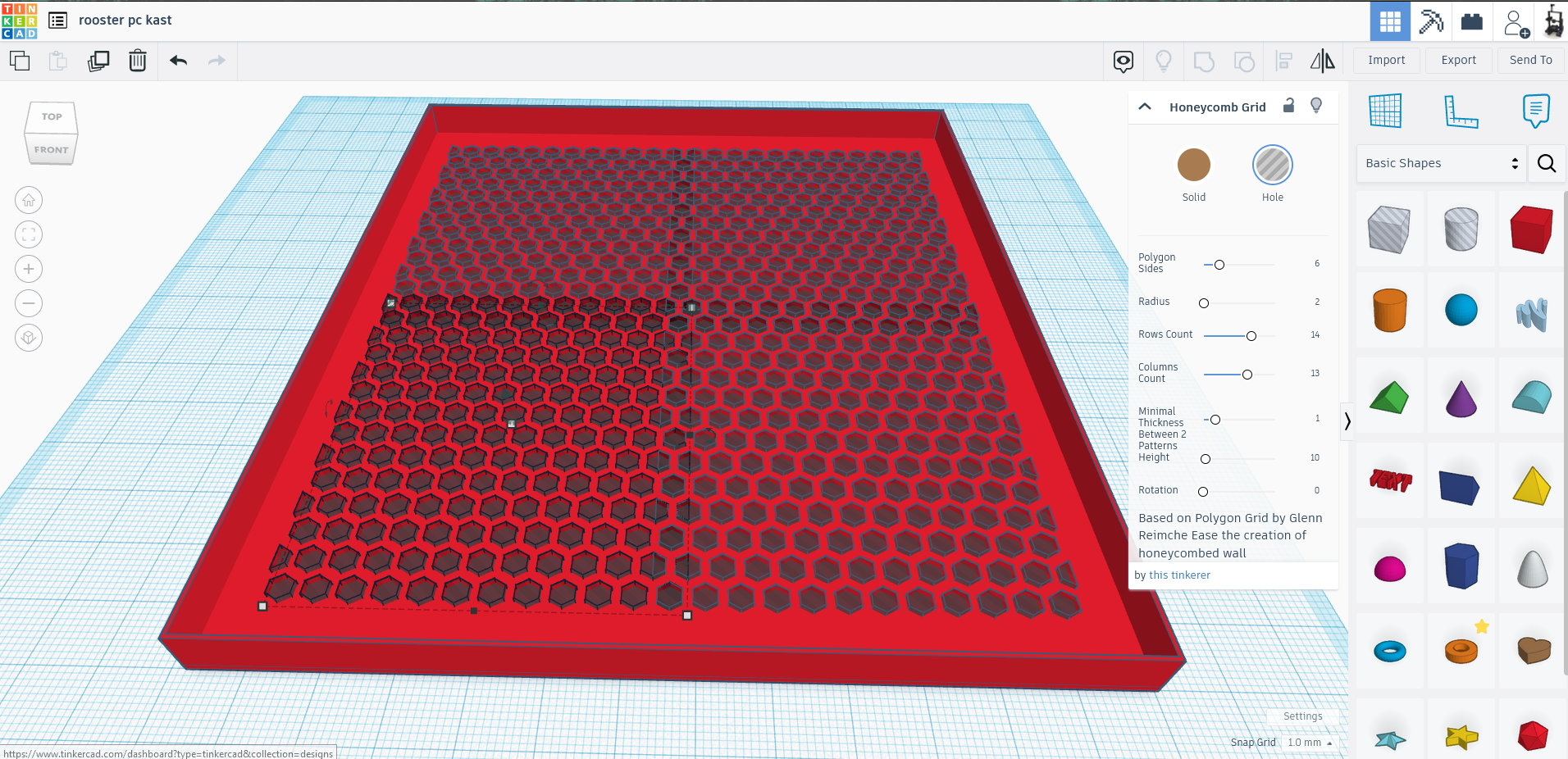 cooling grill computercase by Wilfred | Download free STL model ...