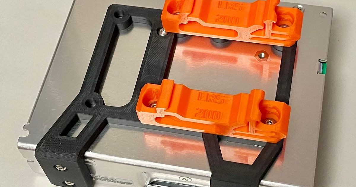 Meanwell LRS 100 series DIN Rail adapter bracket 90º rotatable by ...