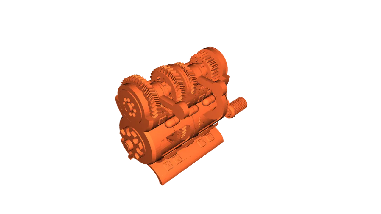 Constant Mesh 3 Speed Gearbox with Reverse Gear by Bootjevaarder ...