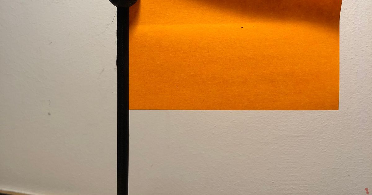 Desk Flagpost by TaoBck | Download free STL model | Printables.com