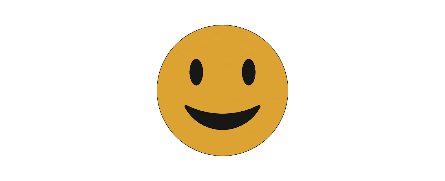 Smiley / Emoji Faces bundle 50mm size by Hera | Download free STL model ...