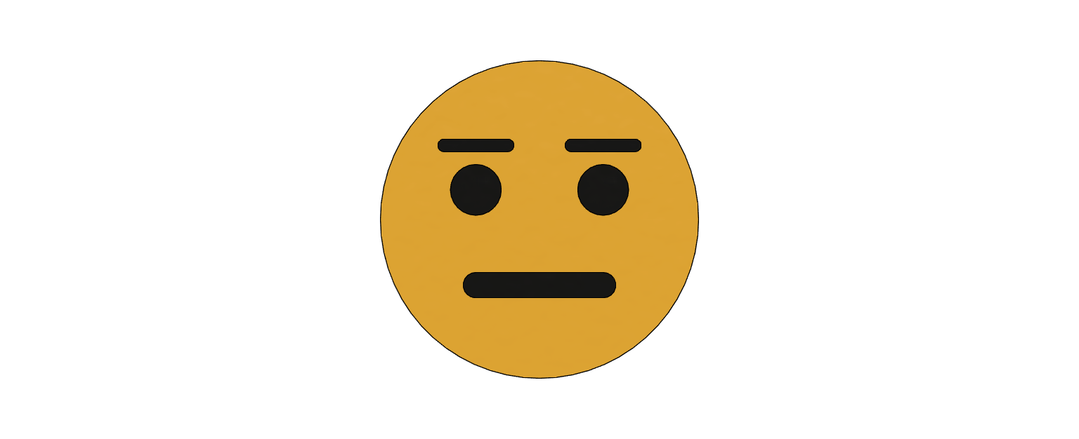 Smiley / Emoji Faces bundle 50mm size by Hera | Download free STL model ...
