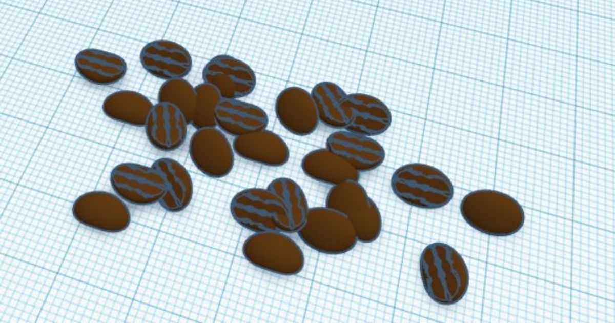 Coffee beans by Simandl | Download free STL model | Printables.com