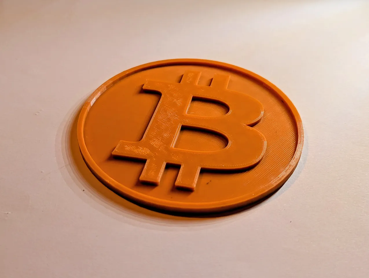 Bitcoin Cup Coaster by nyknyc | Download free STL model | Printables.com
