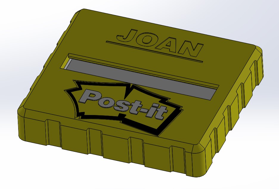 Post it box by cargUlet | Download free STL model | Printables.com