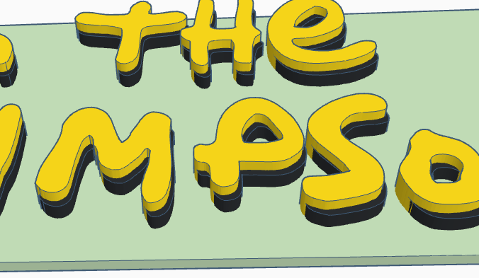 The Simpsons logo by Tadeáš Uhlíř | Download free STL model ...