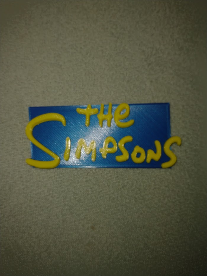 The Simpsons logo by Tadeáš Uhlíř | Download free STL model ...