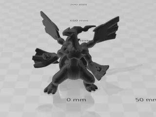 Zekrom Pokemon by NilsGFX | Download free STL model | Printables.com
