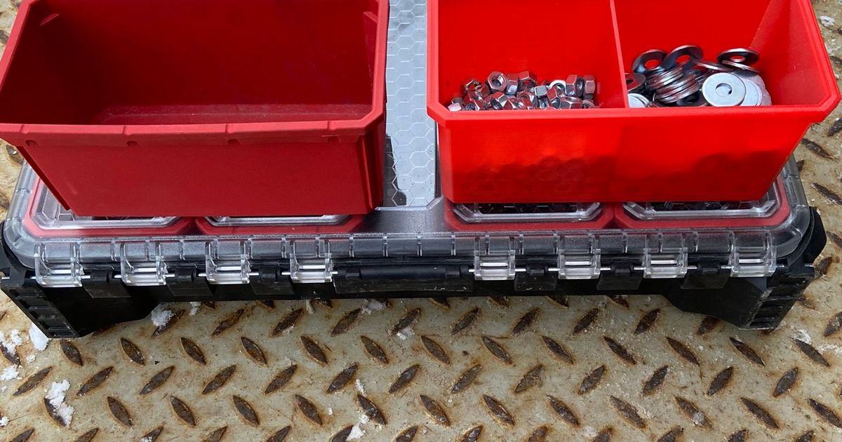 Milwaukee Divided Big Packout Box. by ReDevil75 | Download free STL ...