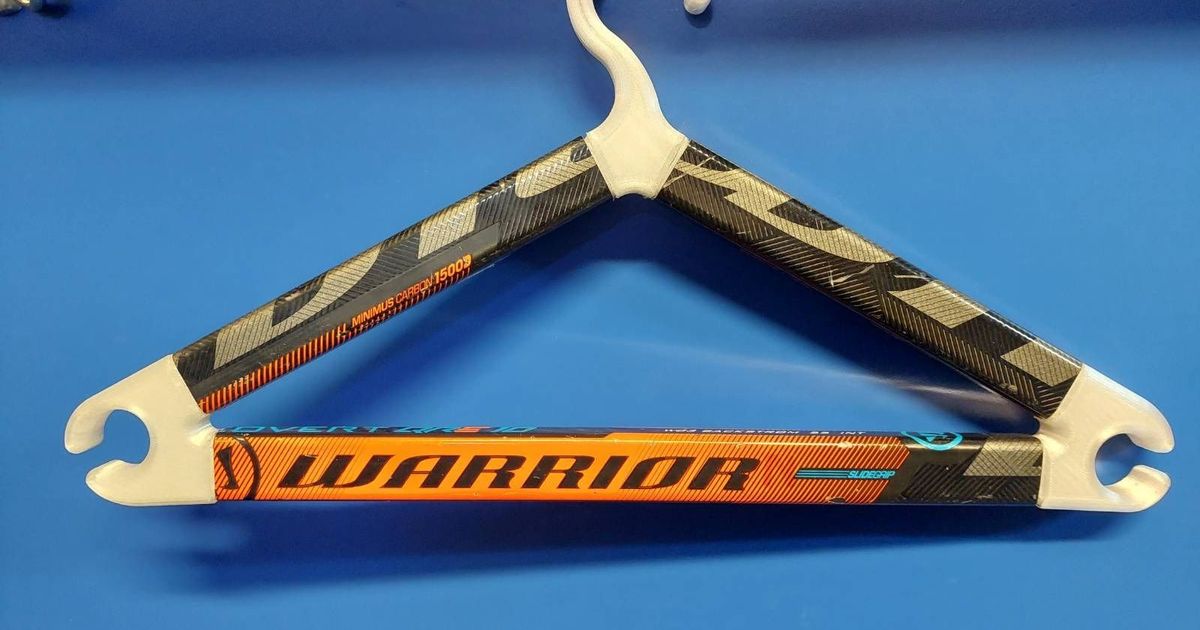 hockey stick hanger by Meiming | Download free STL model | Printables.com