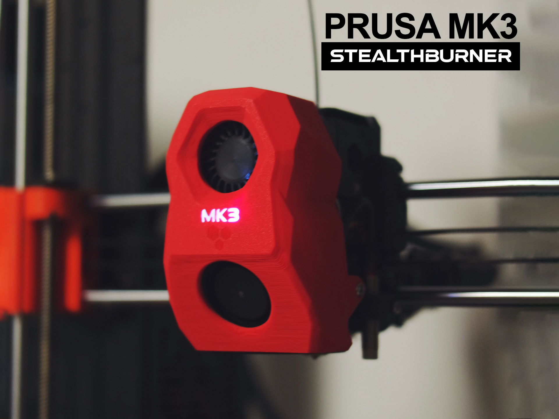MK3 (s+) Stealthburner V0.5 - compatible with MK3s+ Extruder by Nils ...