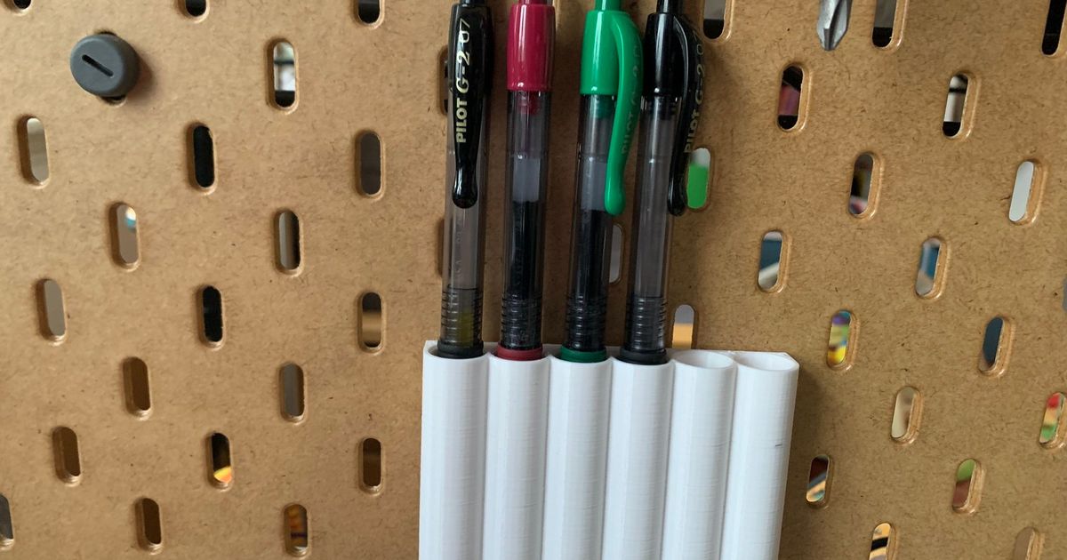 Skadis G2 Pen Holder by CinnamonToastLunch | Download free STL model ...