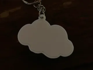 Cloud Keychain by TL Design | Download free STL model | Printables.com
