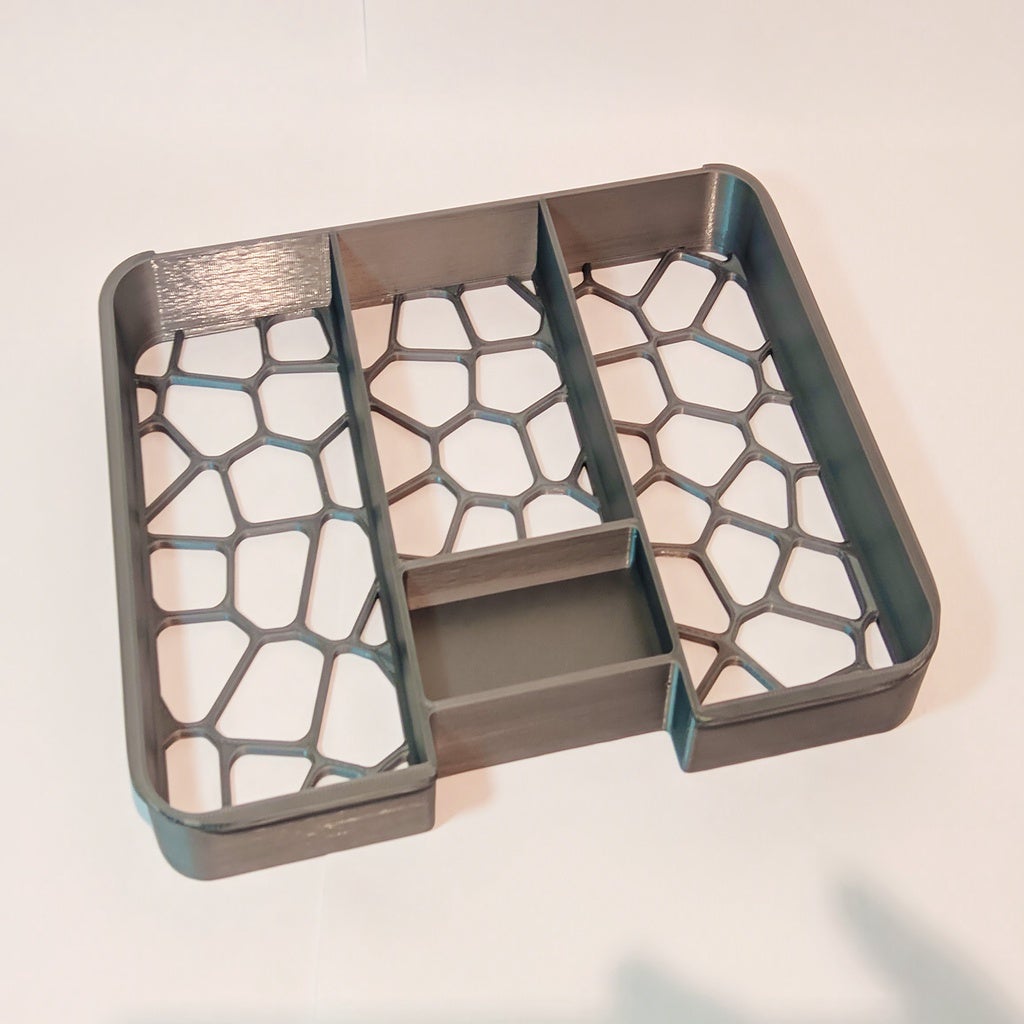 Cash Box Voronoi Tray By The3designer Download Free Stl Model