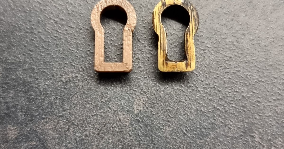 Small Keyhole Insert by vulterey | Download free STL model | Printables.com
