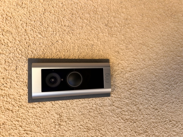 Ring Doorbell Pro 2 mount flat backplate to cover up existing doorbell ...