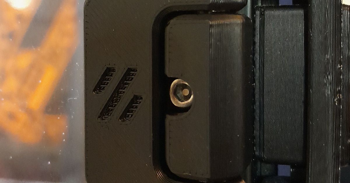 Magnetic door hinge for V2.4 remixed by fbeauKmi | Download free STL ...