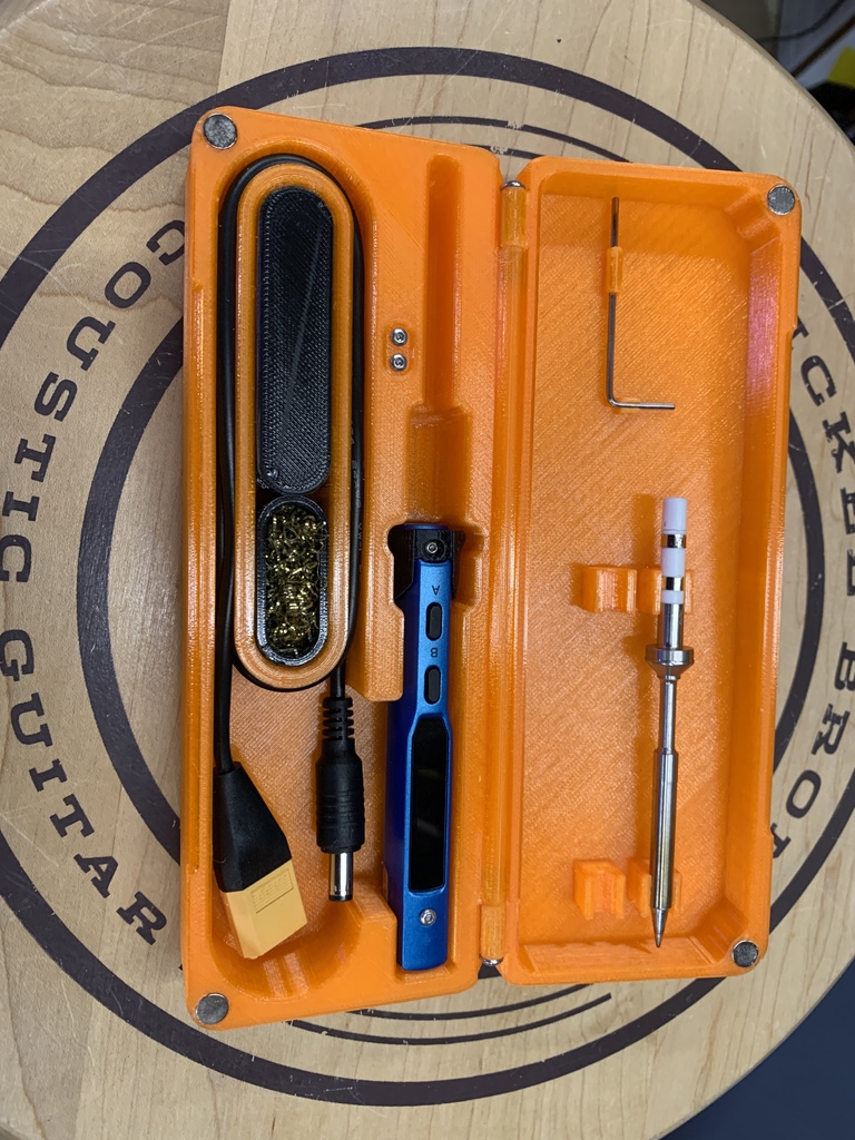 TS100 Box Case with XT60 Adapter - ReMix (New Top for extra tips) by ...