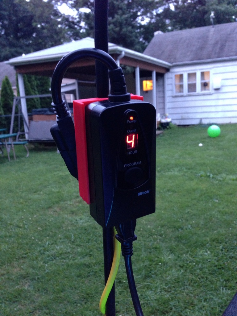 Outdoor light sensitive timer holder by DMyers | Download free STL ...