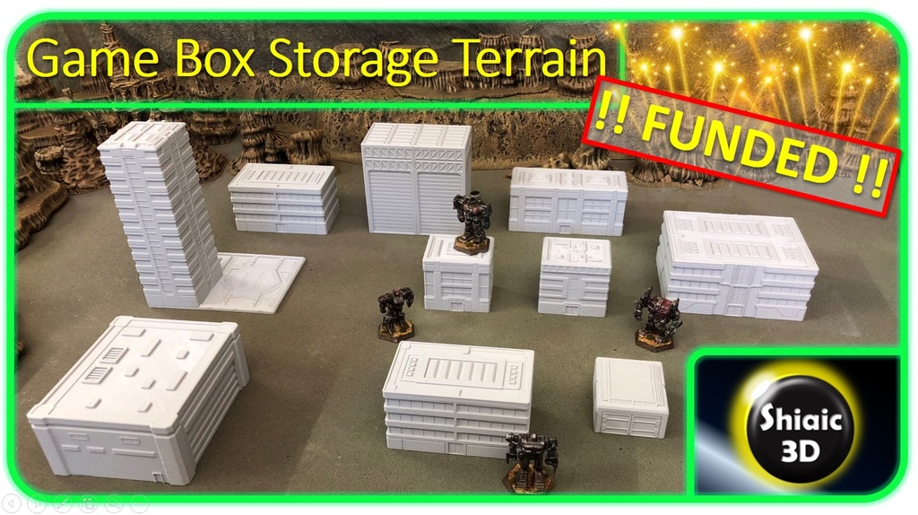 Game Box Storage Terrain - Example Building by Shiaic3D | Download free ...