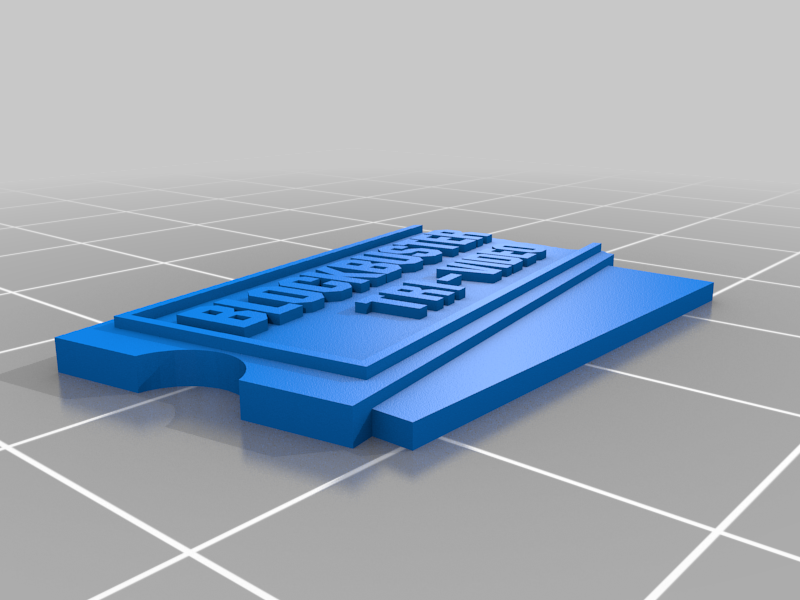 Blockbuster Tri-Video by Shiaic3D | Download free STL model ...