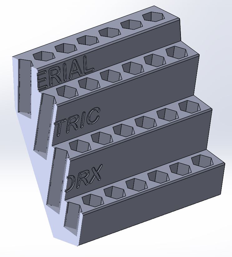 Skadis 48x Hex Bit Holder by CinnamonToastLunch | Download free STL ...