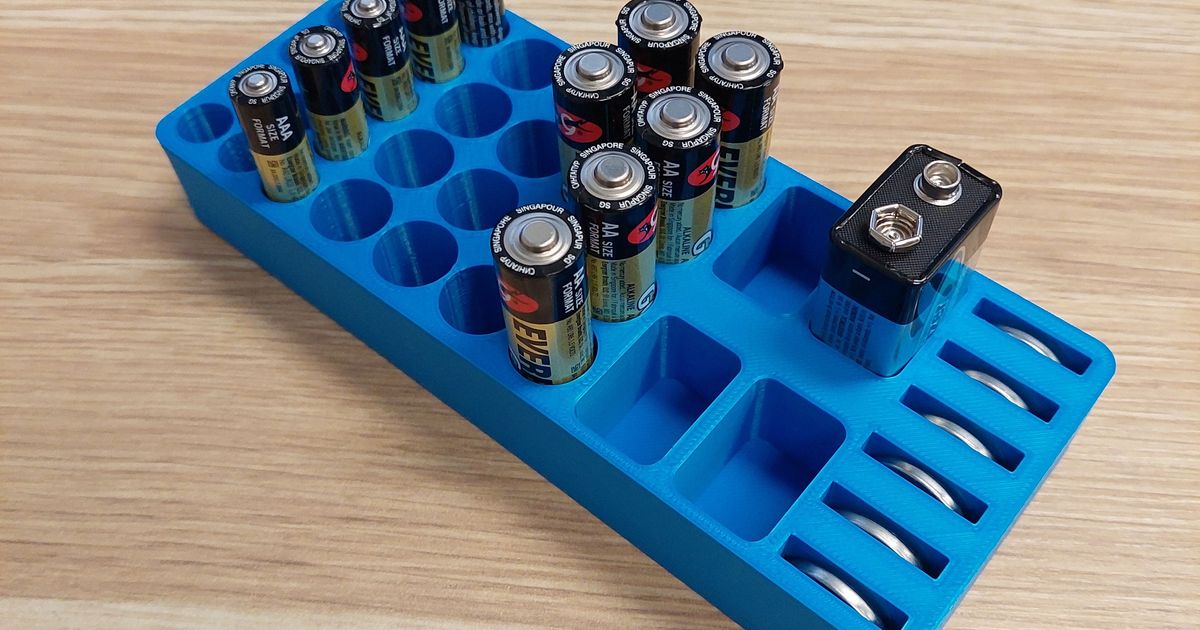 Battery Holder by Chris78 | Download free STL model | Printables.com