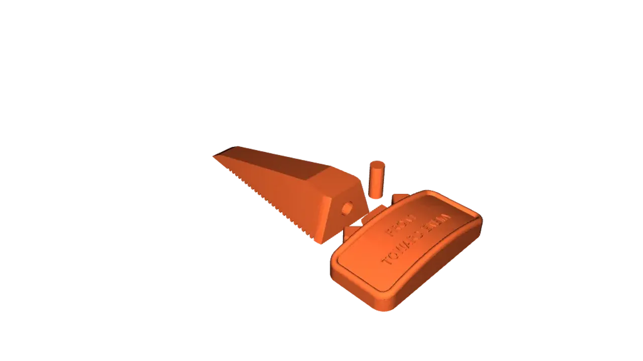 Decorative Claymore door stopper by Madcribby | Download free STL model ...