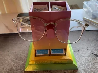 Eyeglass Holder & Contact Dispenser Combo by b0than | Download free STL ...