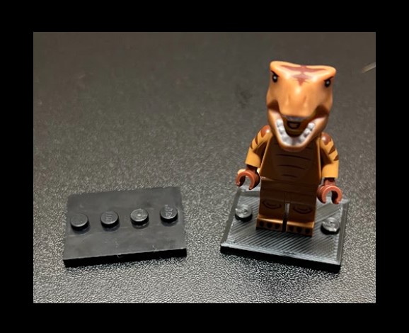 Lego Mini Figure Stand by CMoriarty | Download free STL model ...
