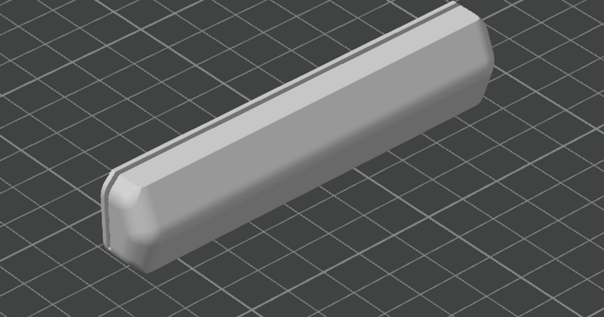 Print Hanging Rail - Resized for 11/32" Ball Bearings (8.73mm) by ...