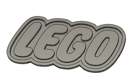 Lego Simple Logo von _havana9 | Kostenloses STL-Modell herunterladen ...