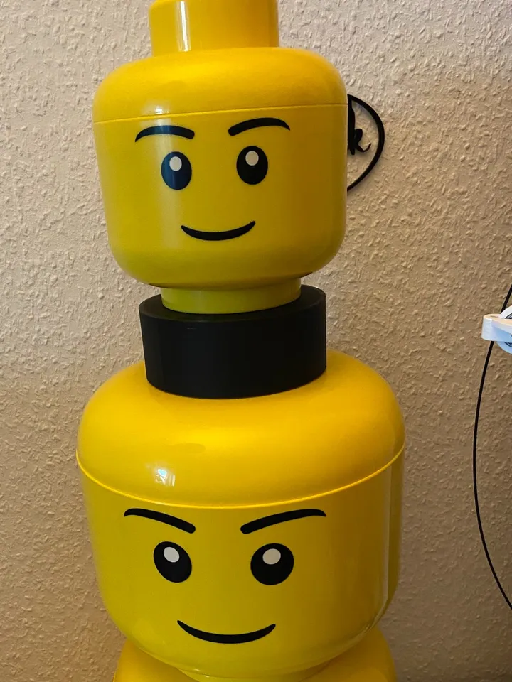 LEGO Head Storage Box Adapter (old version) by g0ttschalk | Download ...