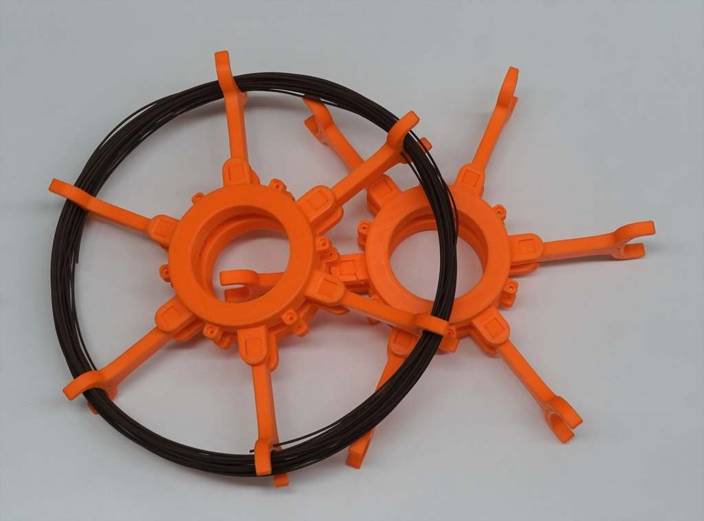 Printed spool (large diameter) by RemiRafael | Download free STL model ...