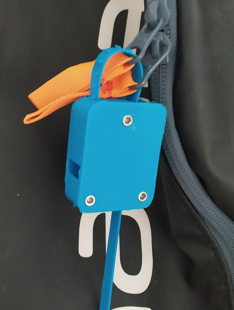 Zip padlock by RemiRafael | Download free STL model | Printables.com