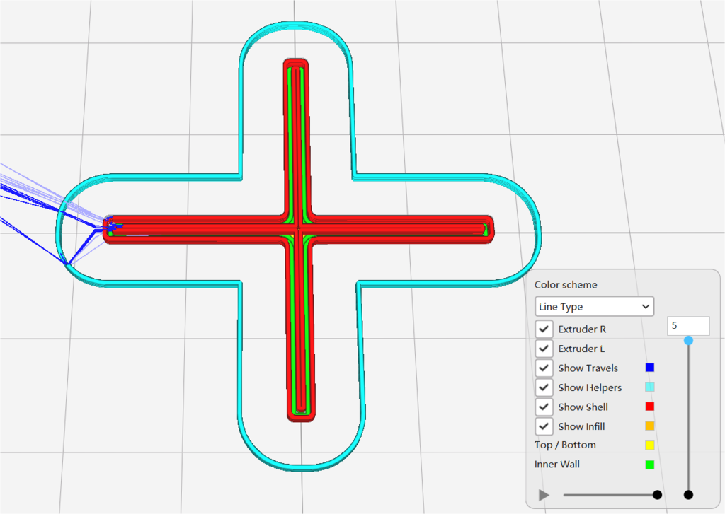 Dual extrusion X Y offset test by RemiRafael | Download free STL model ...