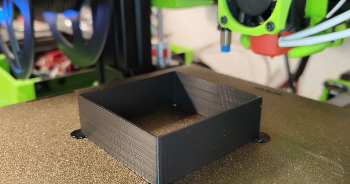 Flow calibration cube - 3 walls by jake_social | Download free STL model | Printables.com