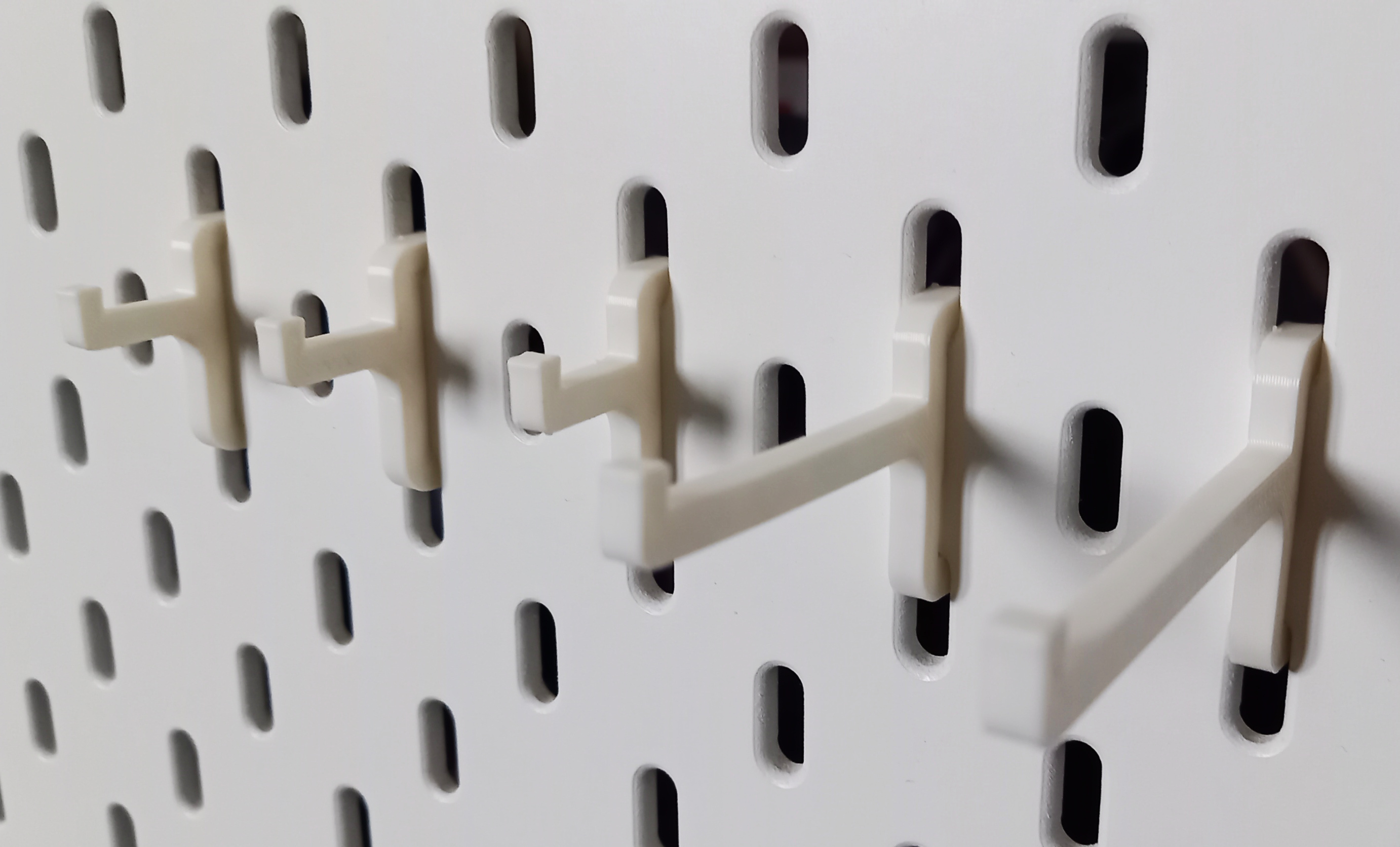 Universal hooks for pegboards (like IKEA SKADIS or UPPSPEL) by catnerd | Download free STL model ...