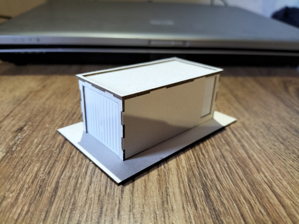 Lasercut & 3D-Print - Garage in 1:87 (H0) by Andys1957 | Download free ...