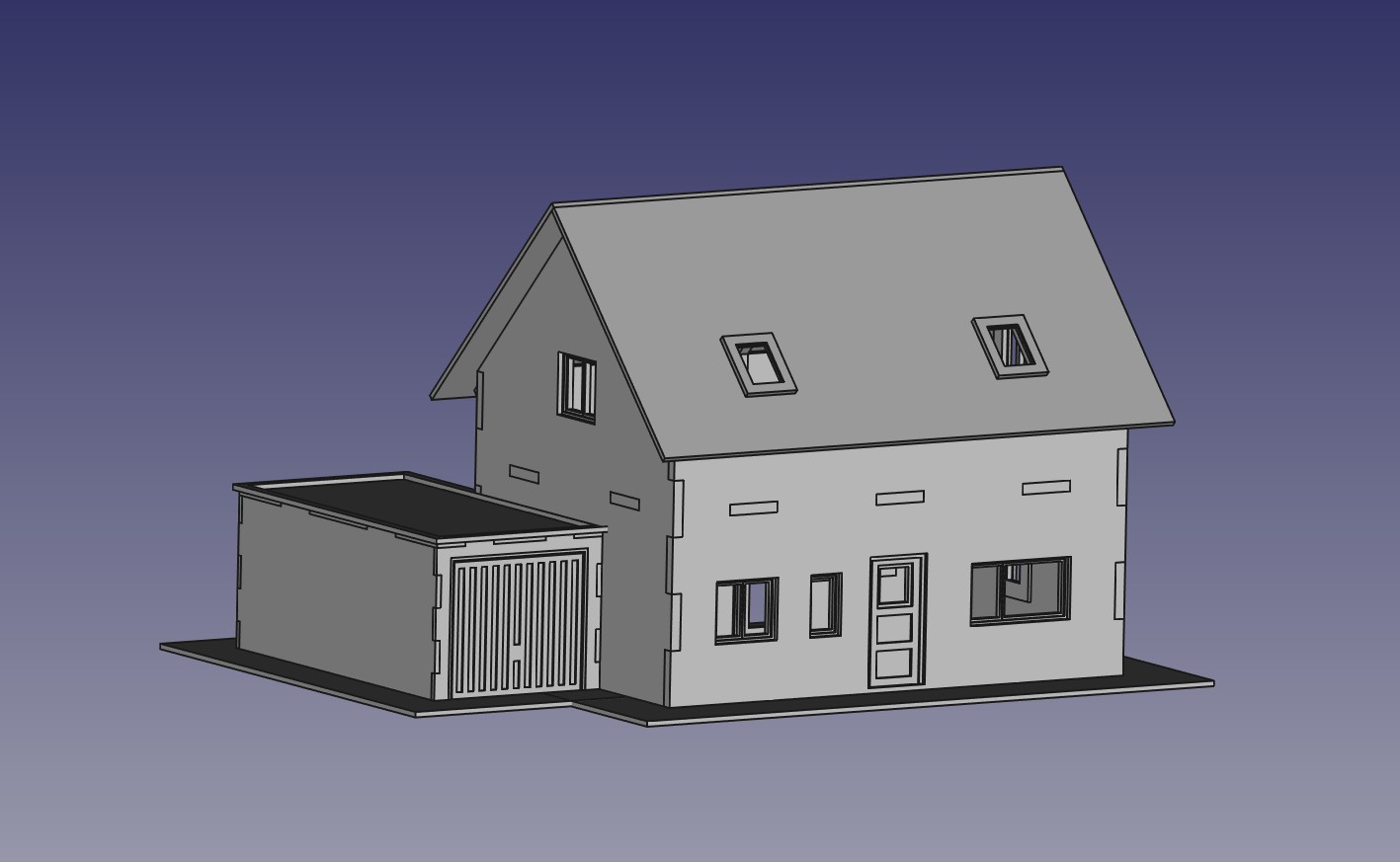 Lasercut & 3D-Print - Garage in 1:87 (H0) von Andys1957 | Kostenloses ...