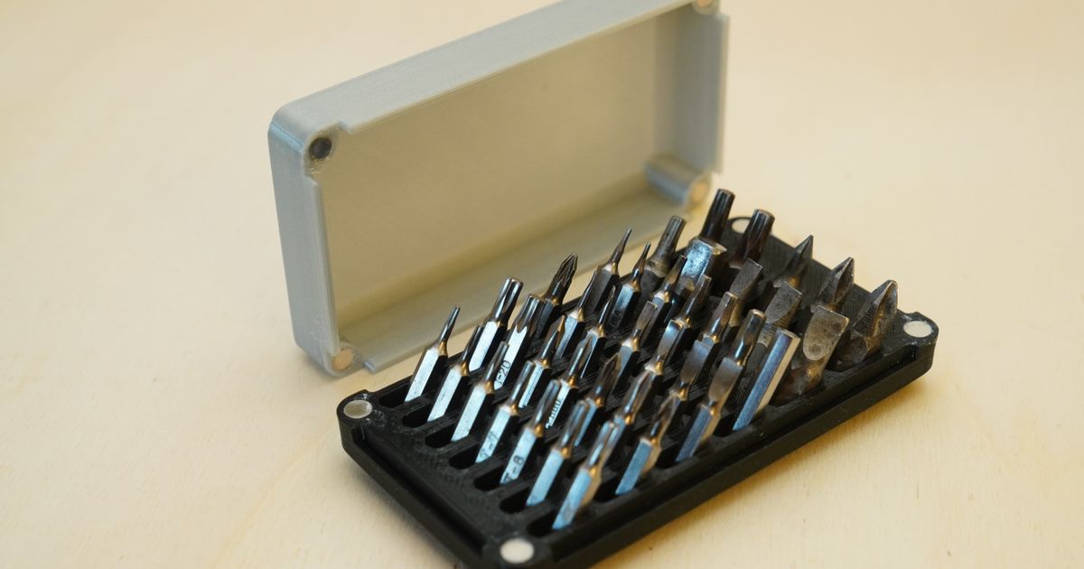 Parametric Bit Case for 1/4" and 4 mm Bits von Muhahahihilan ...