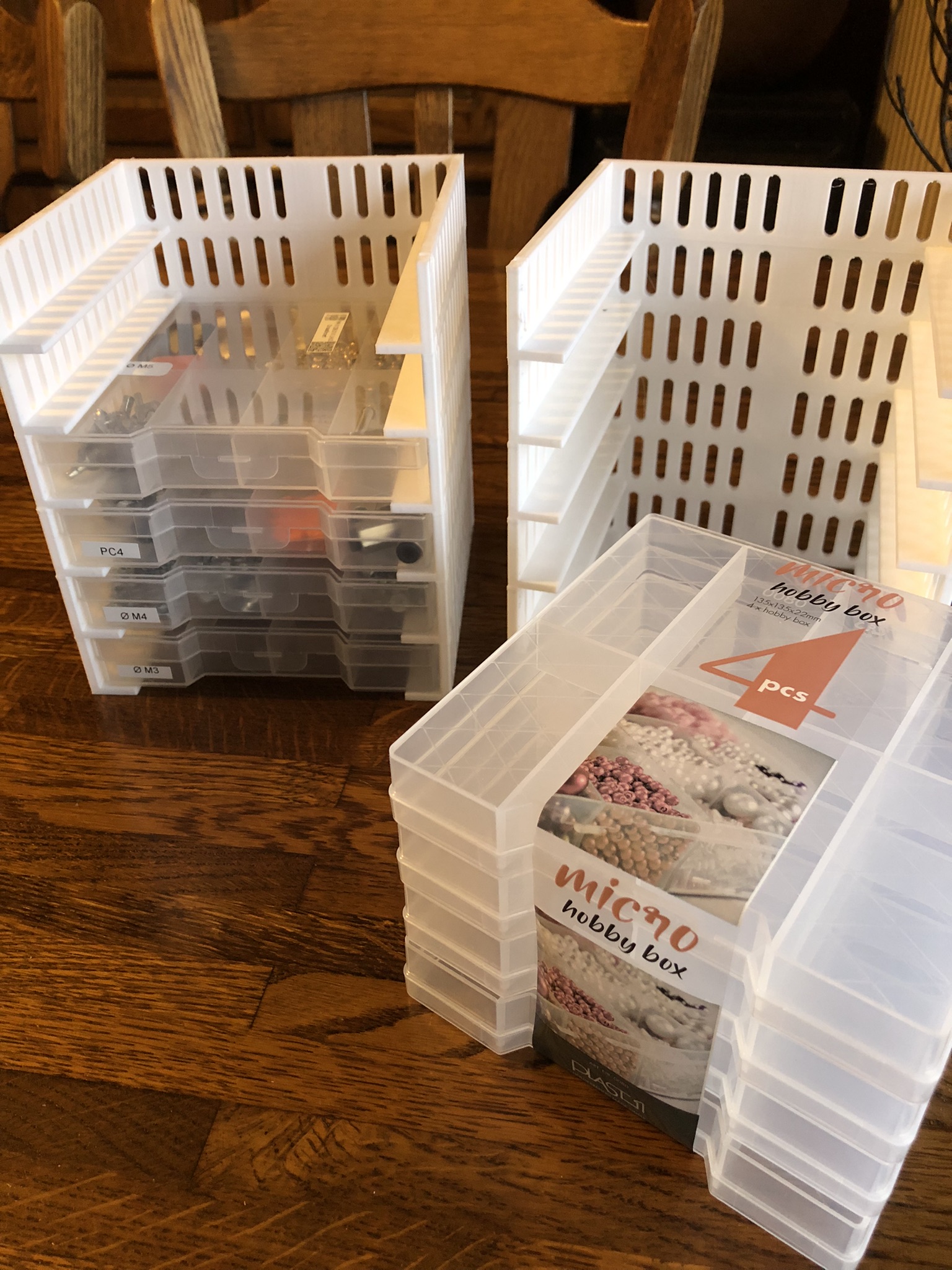 Stackable mini box holders by Arendsoog Carine | Download free STL ...