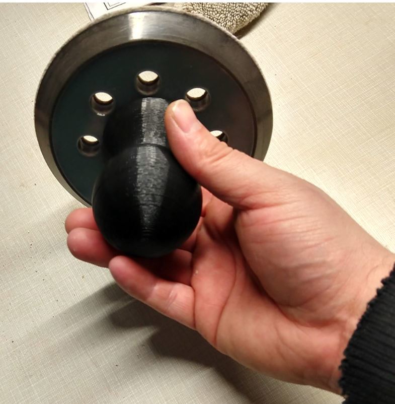 Orbital Sander Pad Handle by Makerneer | Download free STL model ...
