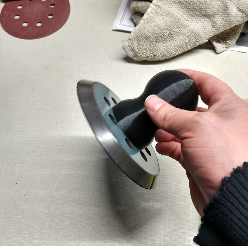 Orbital Sander Pad Handle by Makerneer | Download free STL model ...