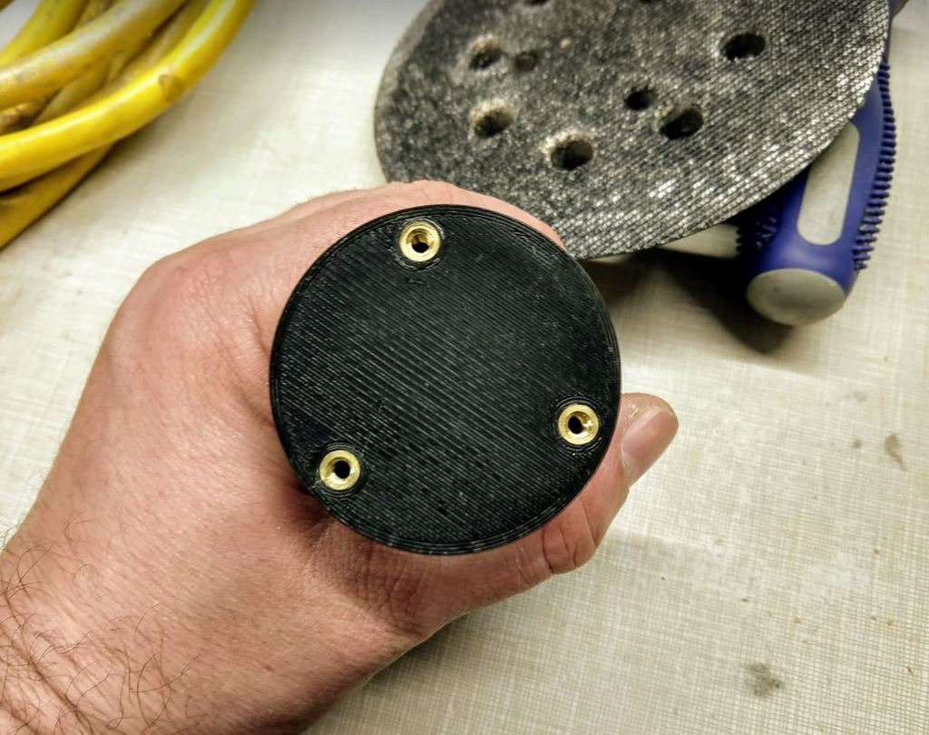 Orbital Sander Pad Handle von Makerneer | Kostenloses STL-Modell ...