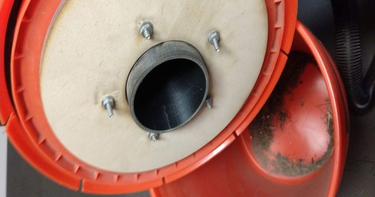 Cyclone bucket lid reinforcement por Makerneer | Descargar modelo STL ...
