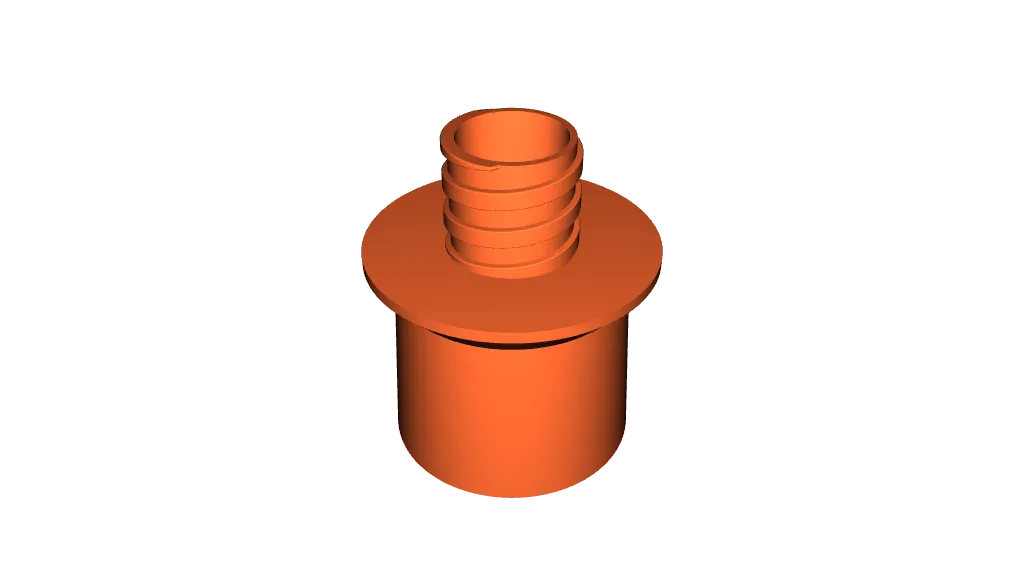 2.25" threaded hose adapter by Makerneer | Download free STL model ...